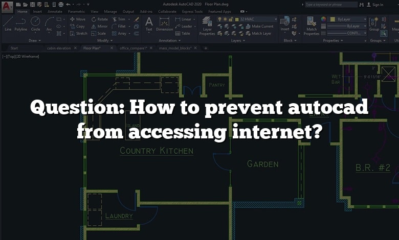 Question: How to prevent autocad from accessing internet? - CADdikt