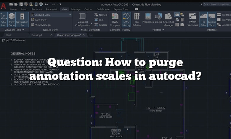 Question: How to purge annotation scales in autocad? - CADdikt