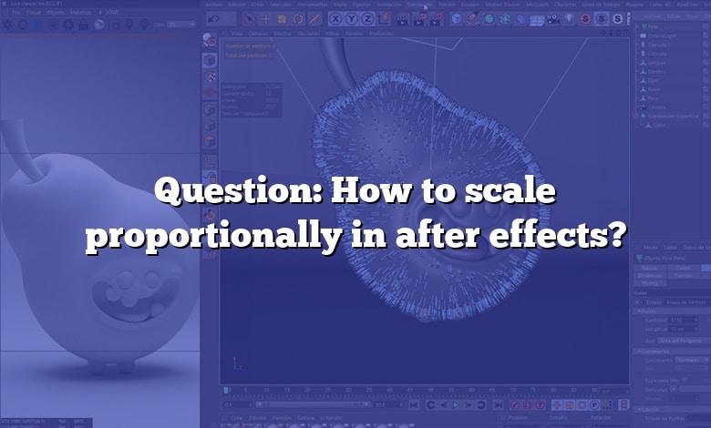 Question: How to scale proportionally in after effects? - CADdikt