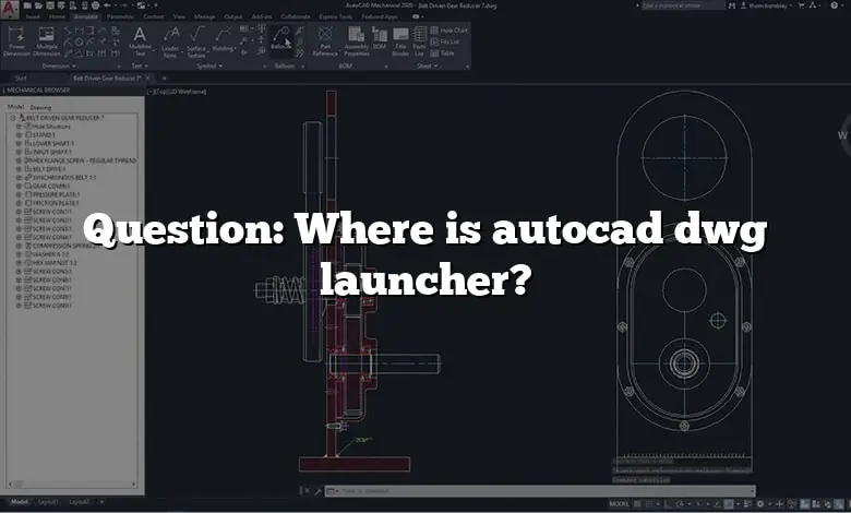 Question: Where is autocad dwg launcher? - CADdikt