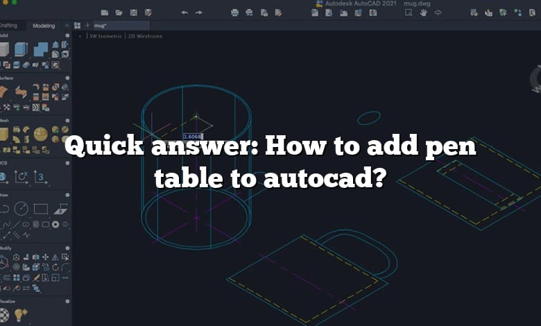 Quick answer: How to add pen table to autocad? - CADdikt