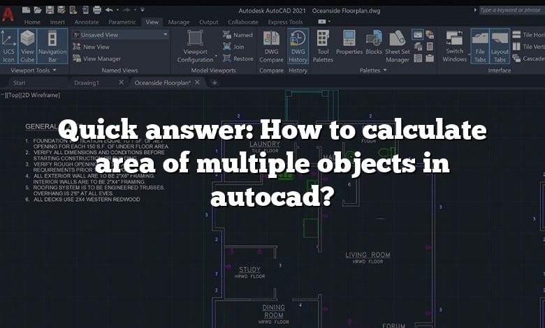 Quick Answer How To Calculate Area Of Multiple Objects In Autocad