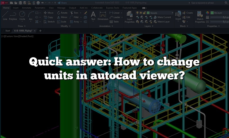 Quick answer: How to change units in autocad viewer? - CADdikt