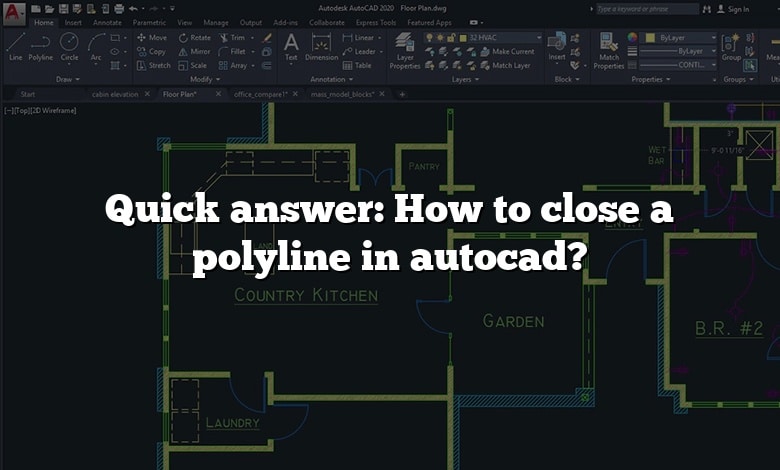 Quick answer: How to close a polyline in autocad? - CADdikt