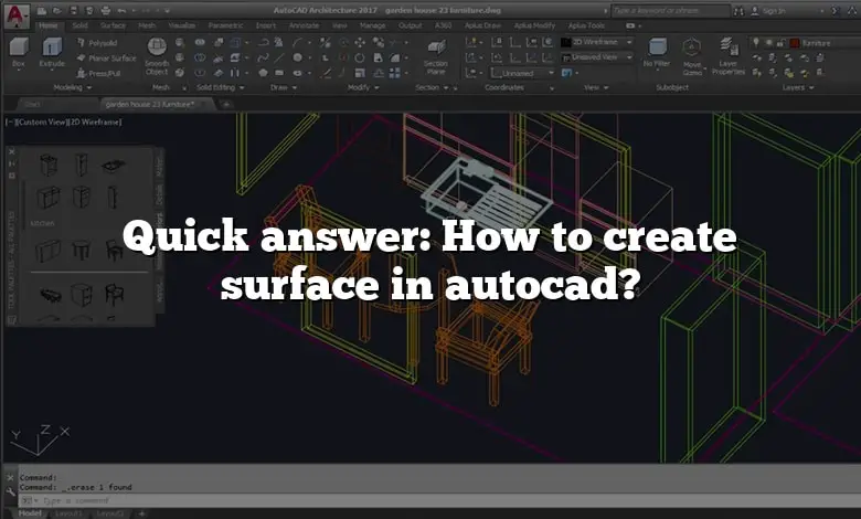 Quick answer: How to create surface in autocad? - CADdikt