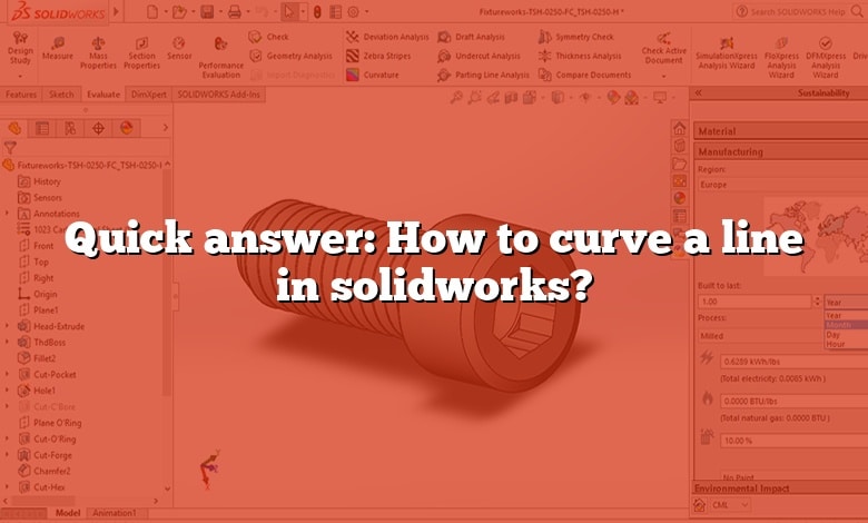 Quick answer: How to curve a line in solidworks? - CADdikt