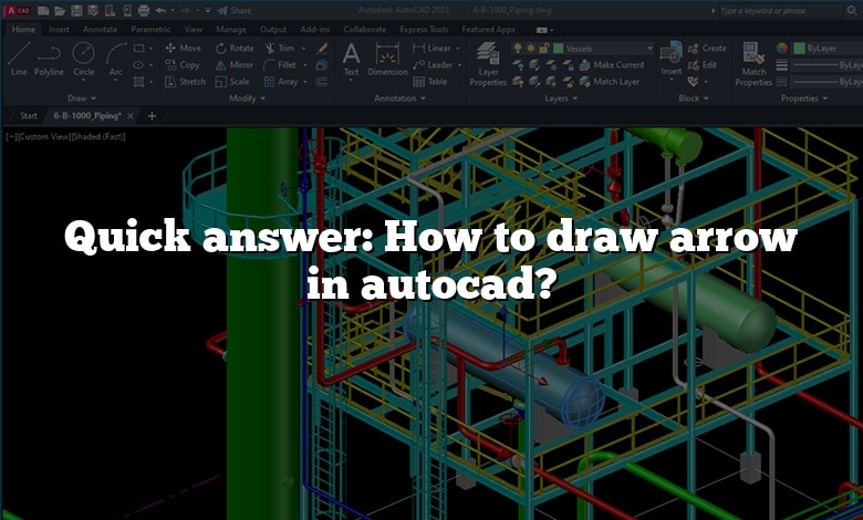 Quick answer: How to draw arrow in autocad? - CADdikt