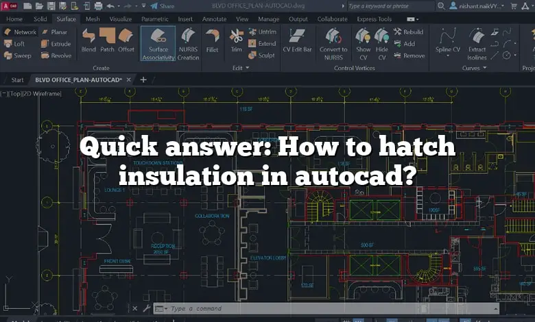 Quick answer: How to hatch insulation in autocad? - CADdikt