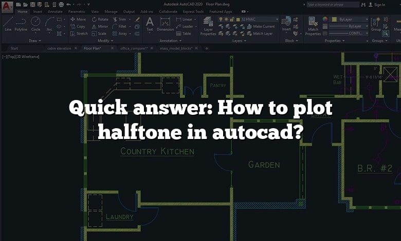 Quick answer: How to plot halftone in autocad? - CADdikt