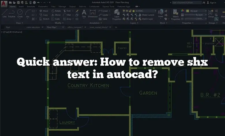 Quick answer: How to remove shx text in autocad? - CADdikt
