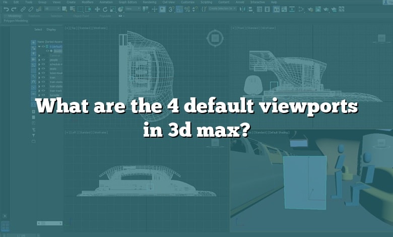 What are the 4 default viewports in 3d max? - CADdikt