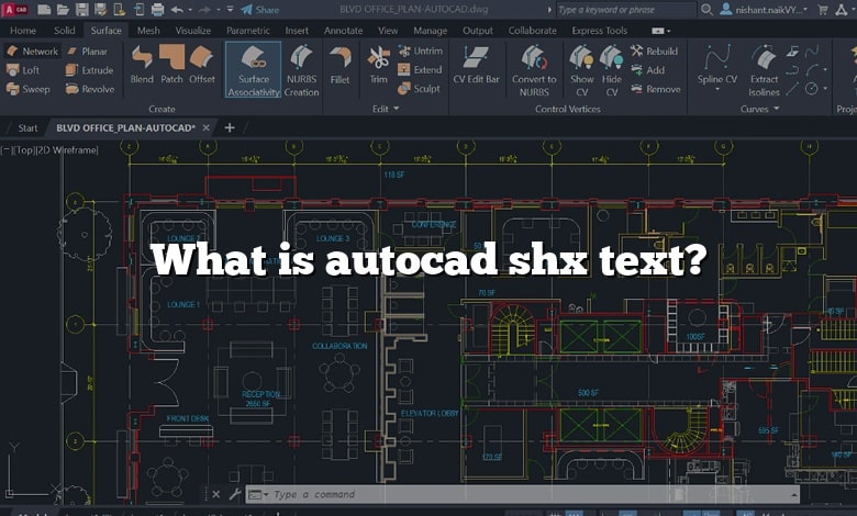 What is autocad shx text? - CADdikt