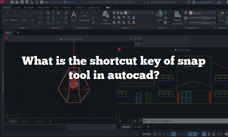 What is the shortcut key of snap tool in autocad? - CADdikt