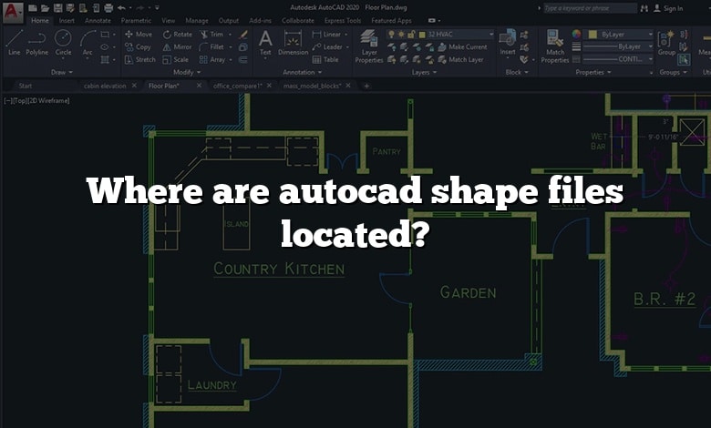 Where are autocad shape files located? - CADdikt
