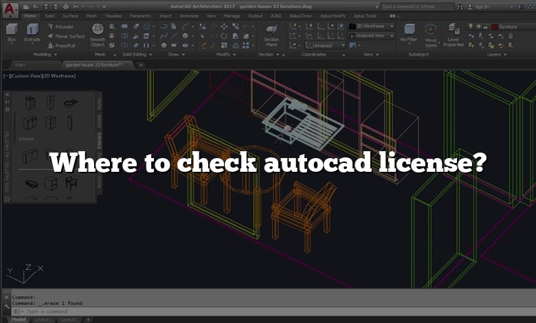 Where to check autocad license? - CADdikt