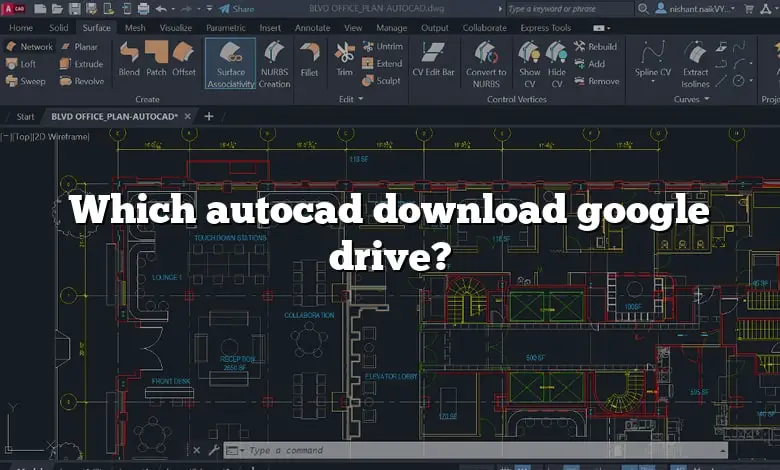 Which autocad download google drive? - CADdikt