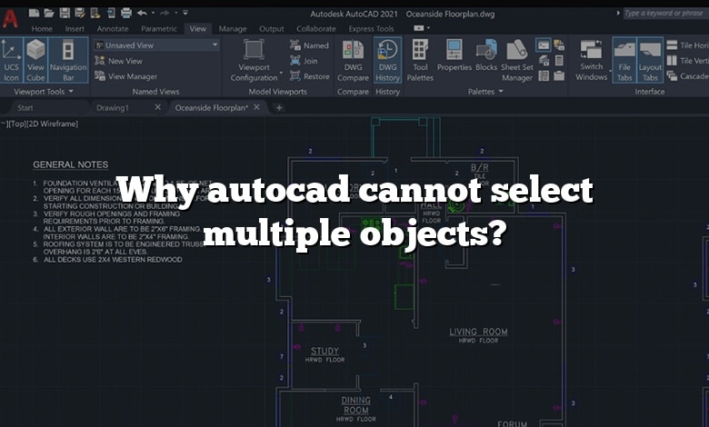 Why autocad cannot select multiple objects? - CADdikt Why autocad cannot select multiple objects? - CADdikt