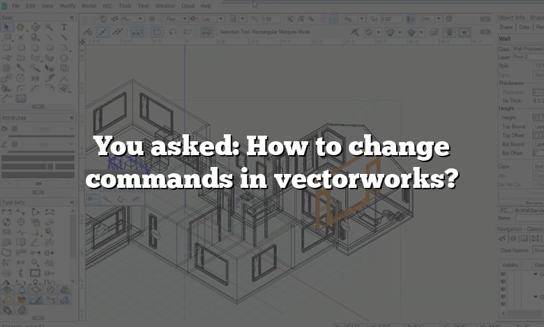 You asked: How to change commands in vectorworks? - CADdikt