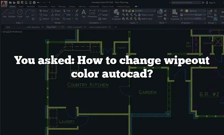 You asked: How to change wipeout color autocad? - CADdikt