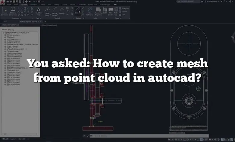 You asked: How to create mesh from point cloud in autocad? - CADdikt