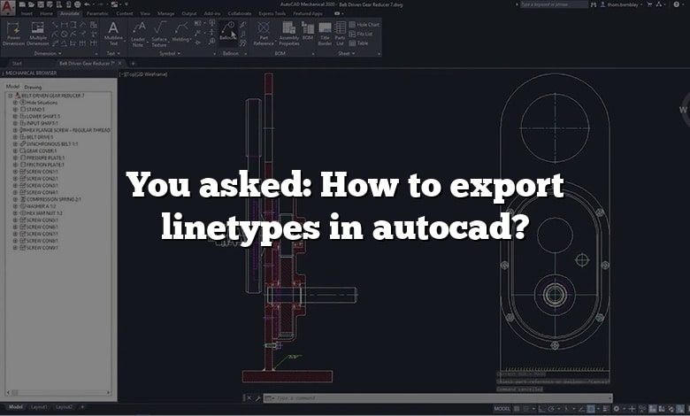 You asked: How to export linetypes in autocad? - CADdikt
