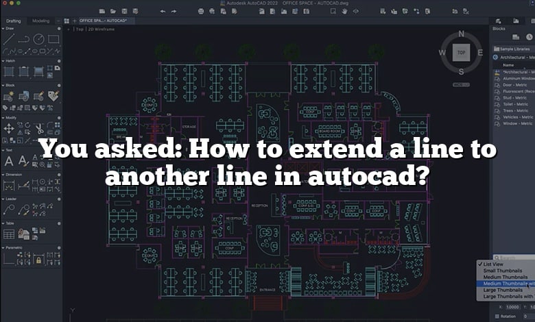 You asked: How to extend a line to another line in autocad? - CADdikt