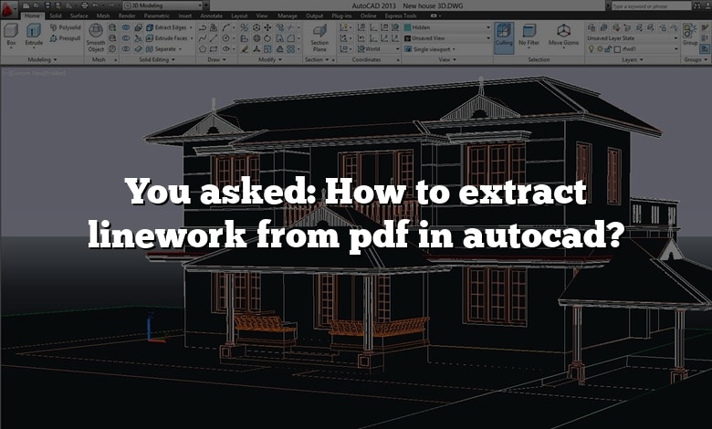 You asked: How to extract linework from pdf in autocad? - CADdikt