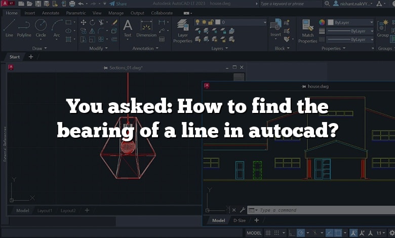 You asked: How to find the bearing of a line in autocad? - CADdikt