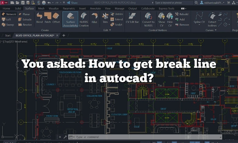 You asked: How to get break line in autocad? - CADdikt
