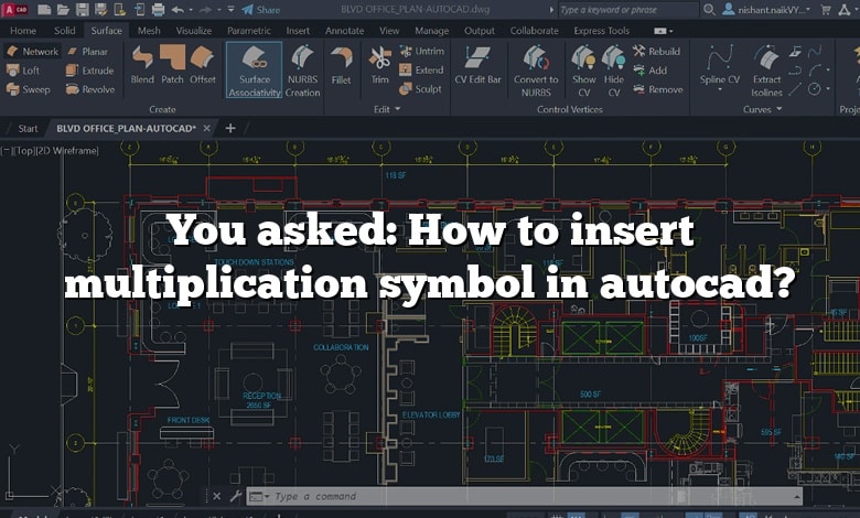 You asked: How to insert multiplication symbol in autocad? - CADdikt