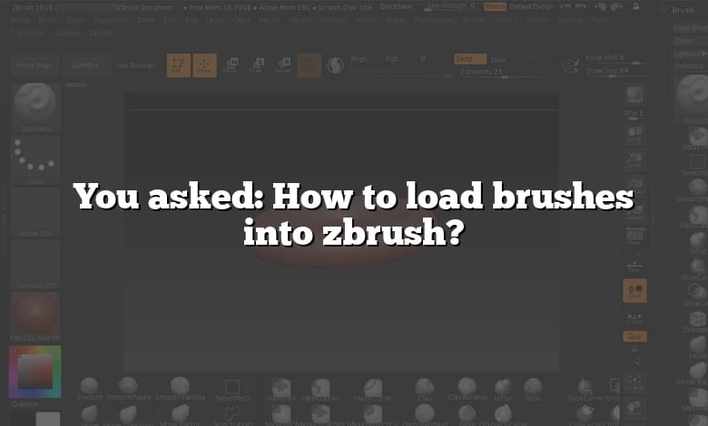 You asked: How to load brushes into zbrush? - CADdikt