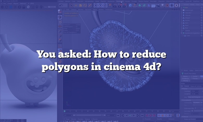 You asked: How to reduce polygons in cinema 4d? - CADdikt