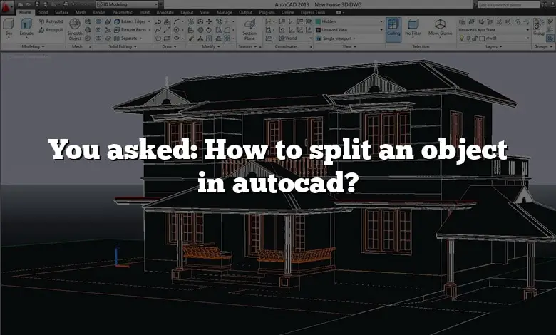 You asked: How to split an object in autocad? - CADdikt