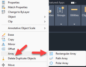 AutoCAD ARRAY Command Guide - CADdikt