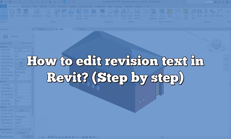How To Edit Revision Text In Revit Step By Step Caddikt